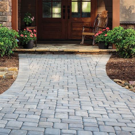 Cambridge Cobble® Cobblestone Walkway Front Yards Cobblestone