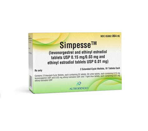 Simpesse™ Levonorgestrel And Ethinyl Estradiol Tabs 015 Mg003 Mg And 0