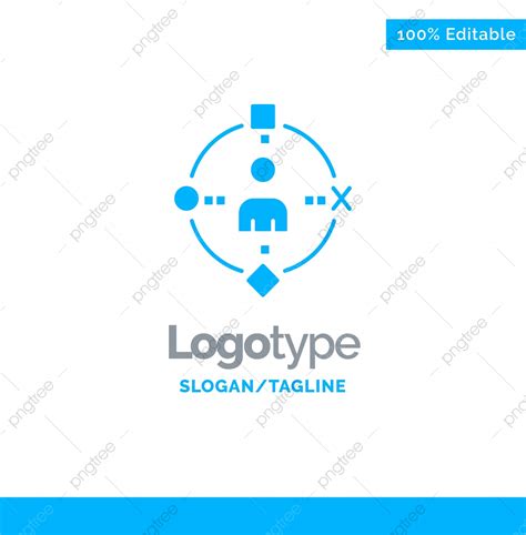 Ambient User Technology Experience Blue Solid Logo Template Business Computer Concept Png And