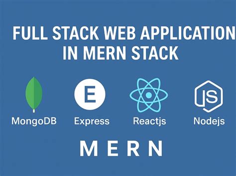A Full Stack Web App In Mern Stack Reactjs Nodejs Express And Mongodb