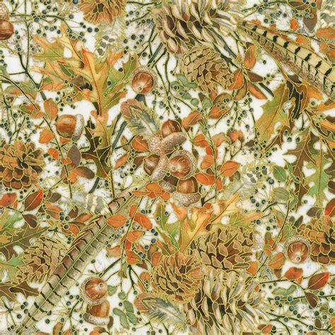 Warm Welcome Brown Old Country Store Fabrics