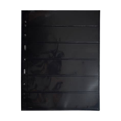 Buy Lighthouse Plastic Pockets Grande With 6 Horizontal Stripes Black