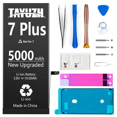 Tayuzh Battery For Iphone 7 Plus 5000mah Li Polymer Inner
