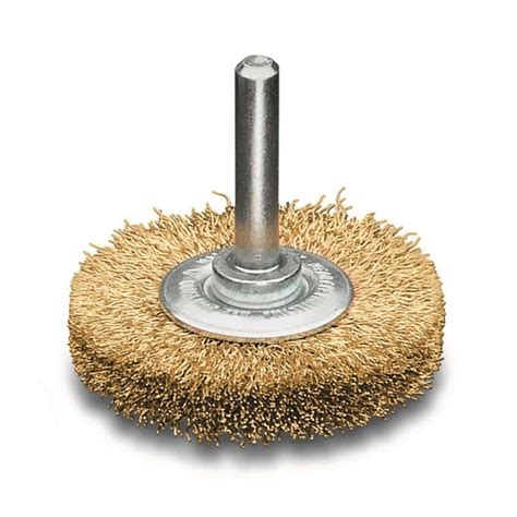 Brass Wire Wheel 40mm With 6mm Arbor Wire Brushes From Wire Brush