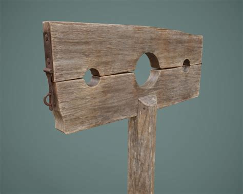 Medieval Pillory G8 Male Female Daz Content By Yuribarinov