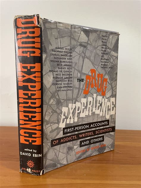 The Drug Experience David Ebin First Edition