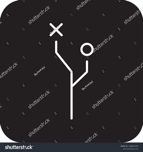 Decision Data Management Icon Black Filled Stock Vector Royalty Free