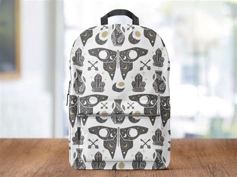 Luna Moth Celestial Backpack Moth Backpack Moth Gothic Backpack Celestial Backpack Witchy T
