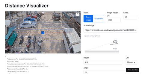 Distance Visualizer Codesandbox