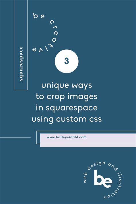 4 Ways To Crop Images In Squarespace Using Css — Be Creative