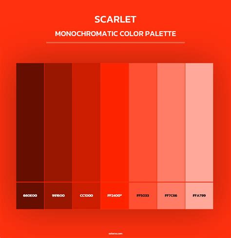 Scarlet Color Palette