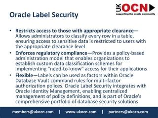 Oracle Database Database Options PPT