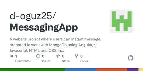 Github D Ogz Ogzmessagingapp A Website Project Where Users Can Instant Message Prepared To