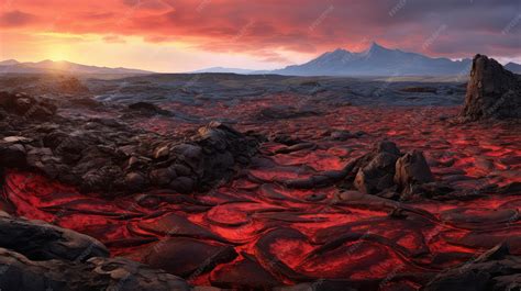 Premium Photo Volcanic Lava Plateau Landscape