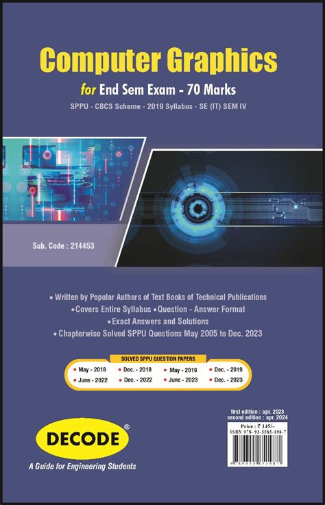 Computer Graphics For Sppu 19 Course Se Iv It 214453 Decode