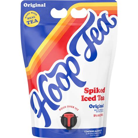 Hoop Tea Original Spiked Iced Tea 3l Pouch 101 Fl Oz Delivery Or