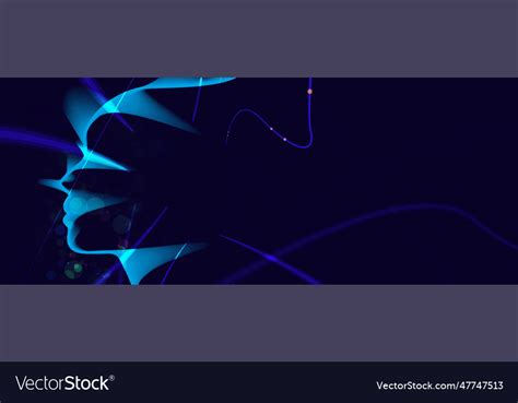 Quantum Processing Deep Learning Artificial Vector Image