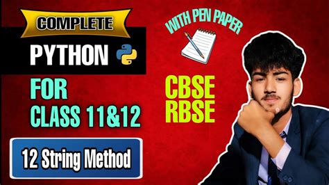 Python Lecture 12 String Methods In Python Explained In Hindi