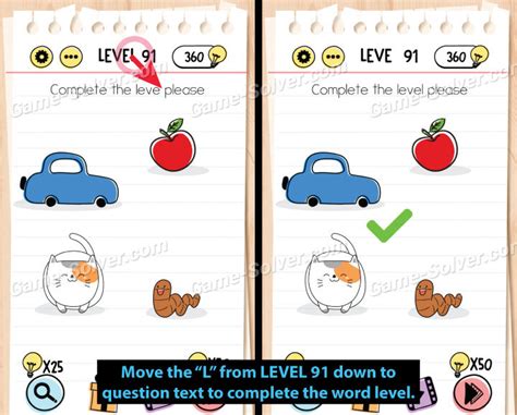 Brain Test Level 91 Answers • Game Solver