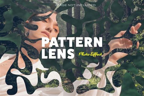 Premium Psd Abstract Pattern Lens Photo Effect