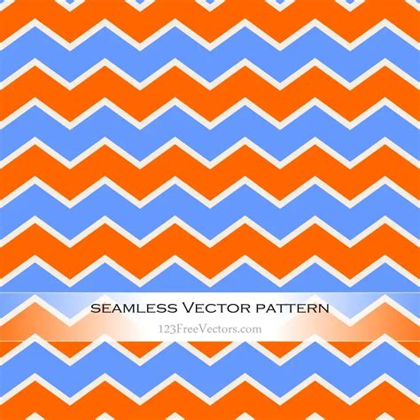 Zigzag Chevron Seamless Pattern Vector Background
