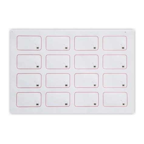 Xinye Rfid Innovations Custom Passive Pvc Rfid Card Inlay With 2x5 Layout