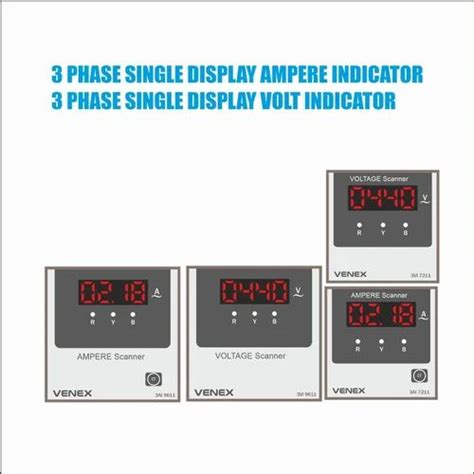 Phase Sequence Indicator Single Display Volt Indicator 3ai Manufacturer From Ahmedabad