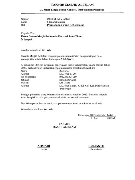 Form Persyaratan Pengajuan Ukim 2023 Pdf