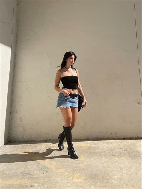 Denim Mini Skirt