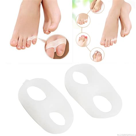 2pcsset Bigsmall Silicone Corrector Toe Separato Vicedeal
