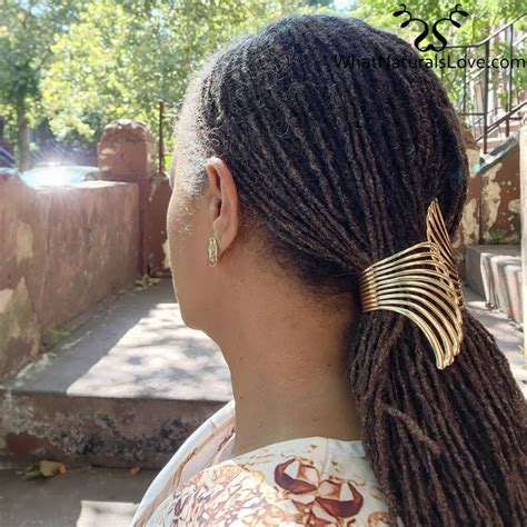 Aurora Wing Cuffs Gold And Silver For Locs Sisterlocks Dreadlocks And