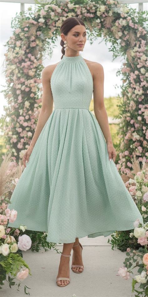Satin Tea Party Dress For Wedding Sage Green Dress For Tea Party Tea