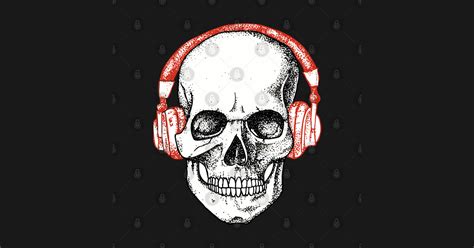 Dj Skull Party Tapestry Teepublic