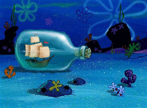 Ship In A Bottle Spongebob Squarepants By Spongebobothershows1 On