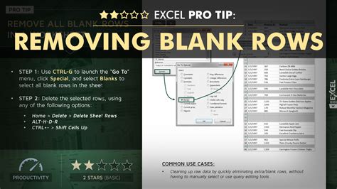 Removing Blank Rows Excel Maven