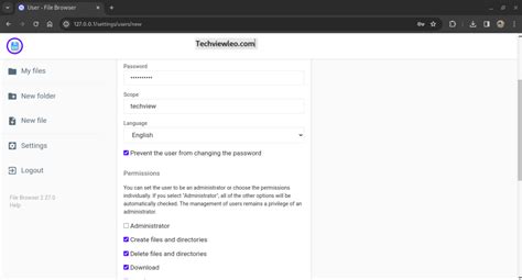 File Browser Using Linux File Manager On Web Browser Cloudspinx