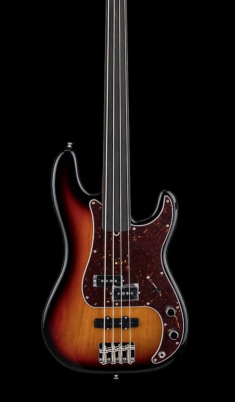 Fender Tony Franklin Fretless Precision Bass 3 Color Reverb