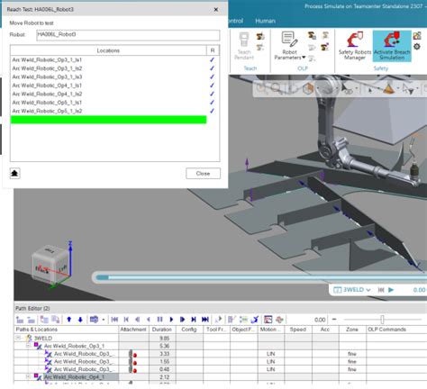 Tecnomatix Automatic Path Planner