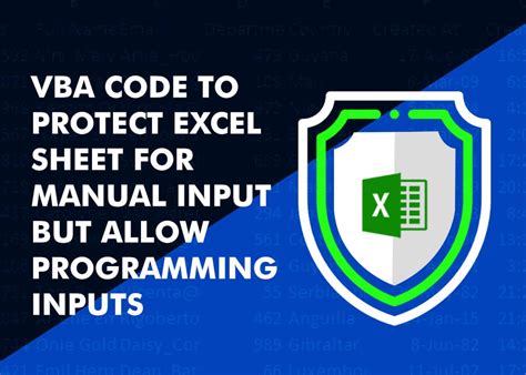 Vba Code To Protect Excel Sheet Complete Tutorial