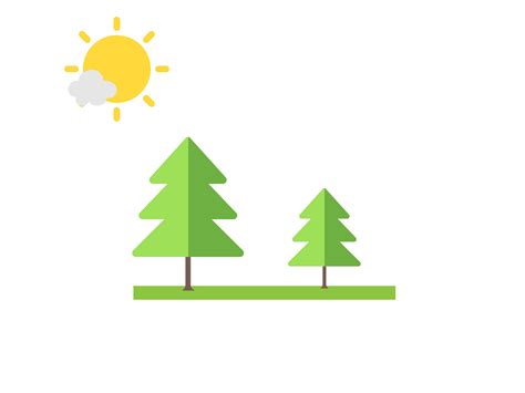 Tree Vector Icon With Background Graphic By Bejosaklawasestudio Creative Fabrica