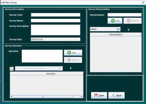 Automated Survey Application System Free Full Source Code