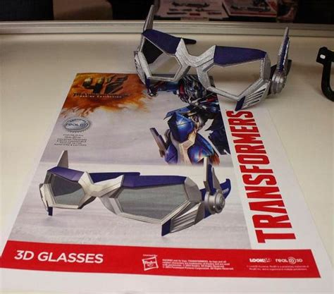 Transformers Live Action Movie Blog Tflamb Look At Official 3d Glasses For Transformers Age