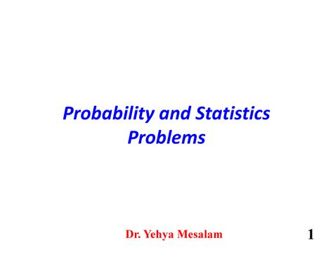 Chapter Problems Introduction To Probability One Dimensional Random Variable Functions Of