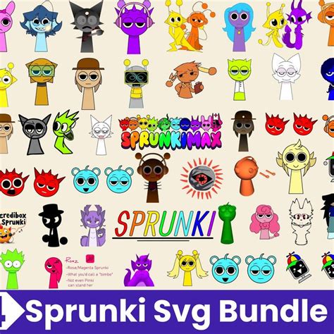 Sprunki Papercraft Template Etsy