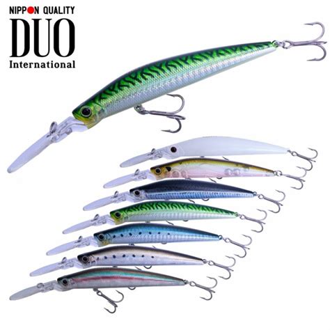 Duo Deep Diving Minnow Lure Hacker Slaver Cranking Minnow 105sp Sw