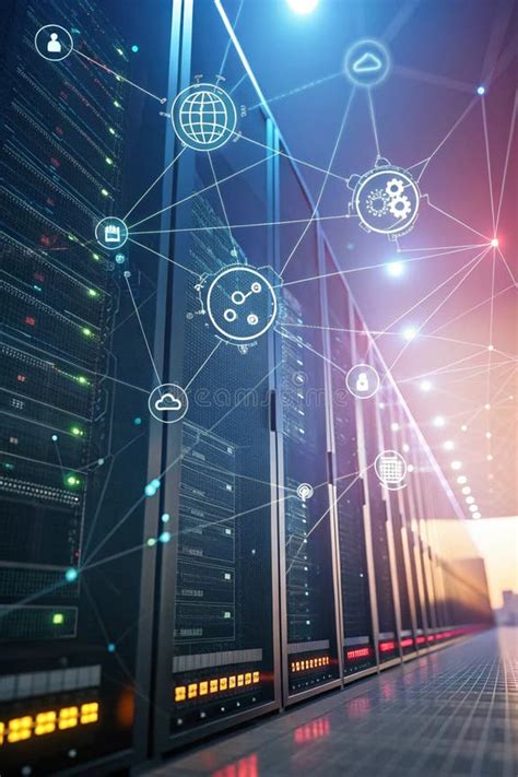 Futuristic Ai Driven Data Network Stock Illustration Illustration Of Programming