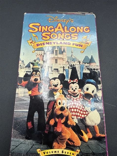 Disneys Sing Along Songs Disneyland Fun Its A Small World Vhs 1993 Volume 7 1128 Picclick Ca
