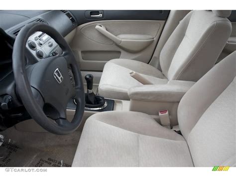 Ivory Beige Interior 2004 Honda Civic Hybrid Sedan Photo 90133039