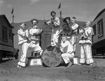 A Clown Band Image From 1930 Circus World Museum Collection Circus