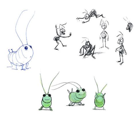 A Bugs Life Character Design A Bugs Life 1998 Moma